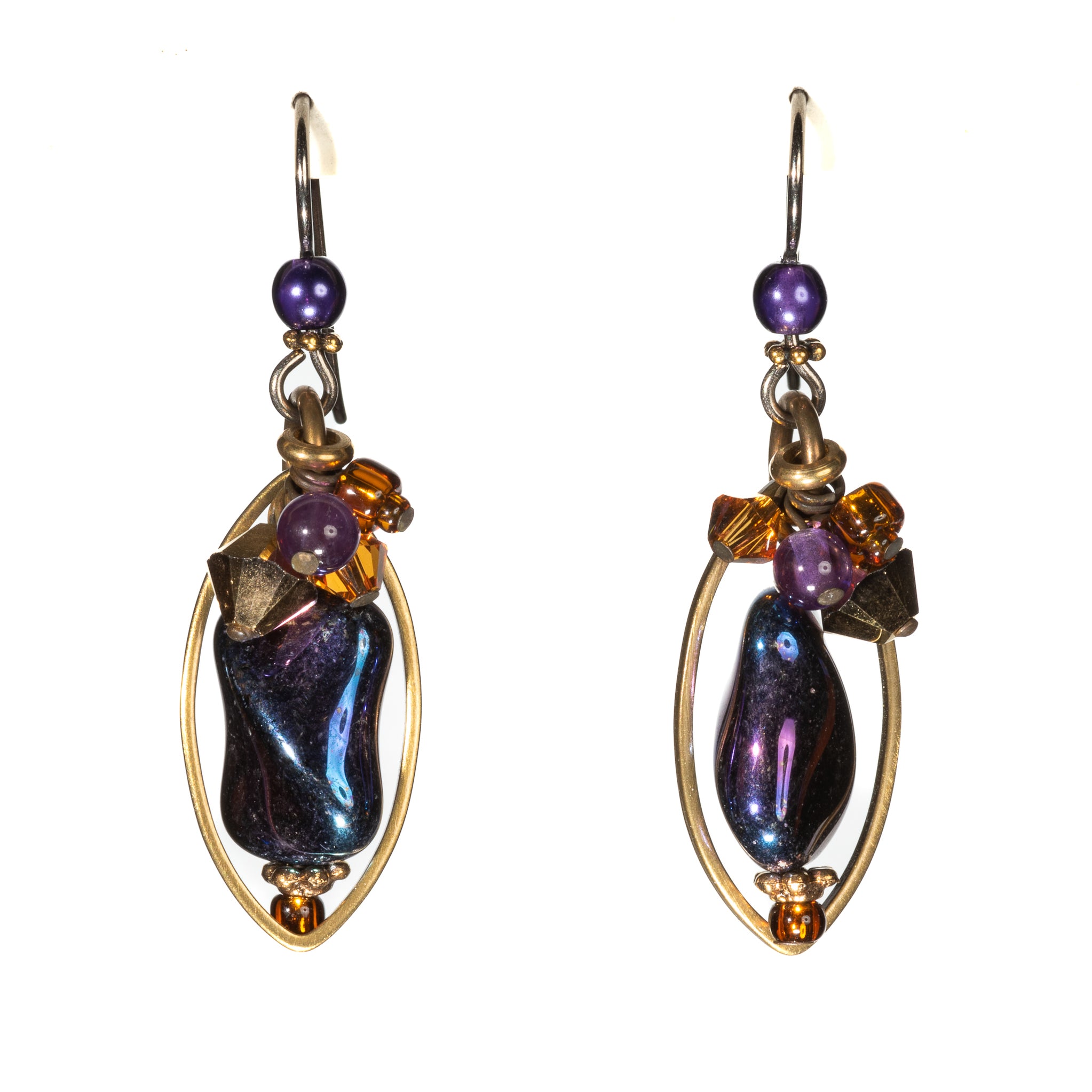 Handmade jewelry in royal colors | Gloriana | born of artisan, Honica!