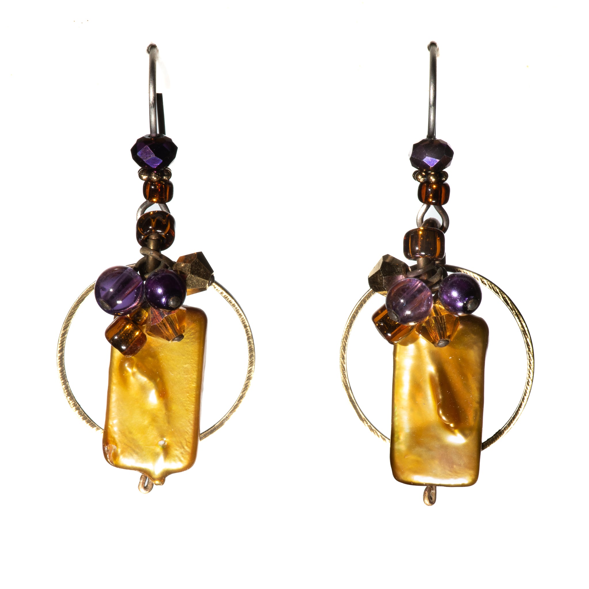 Handmade jewelry in royal colors | Gloriana | born of artisan, Honica!
