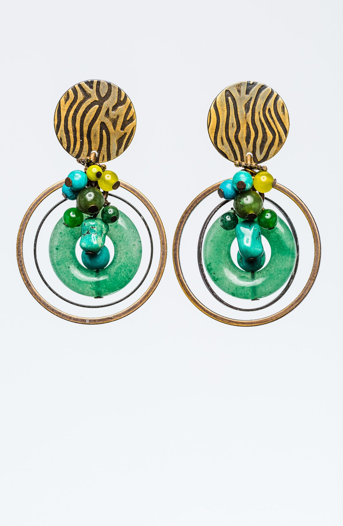 Colorful jewelry of Amber, Jade, Turquoise | Elemental AJT by Honica!